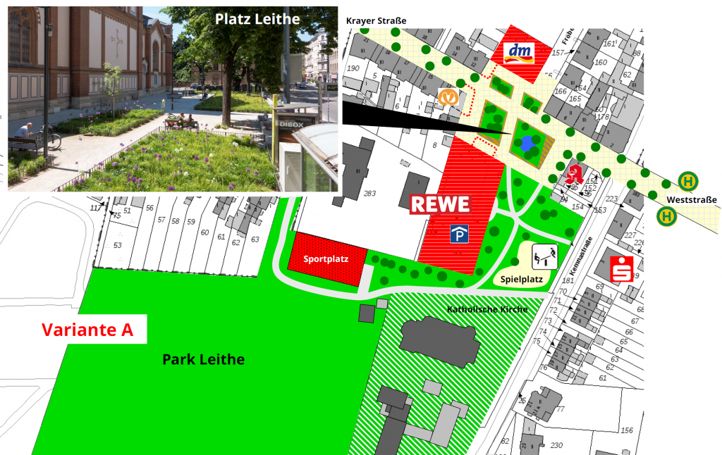 Ein zentraler, attraktiver Dorfplatz für Leithe - Die STADTGESTALTER